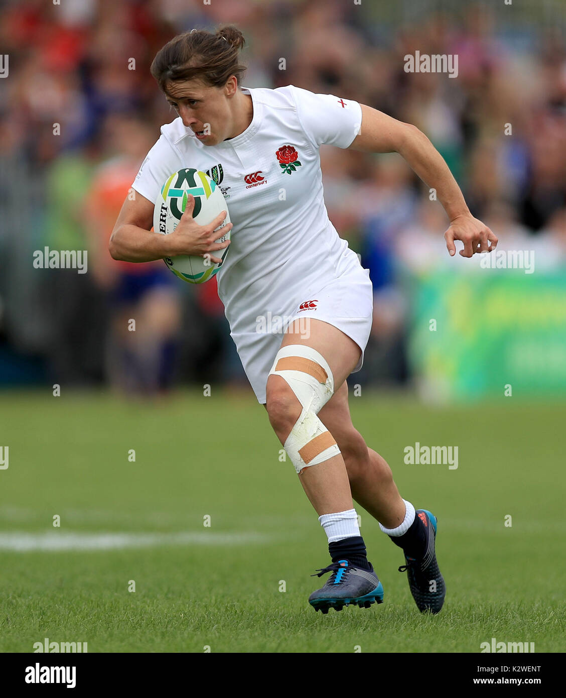 England's Katie McLean during the 2017 Women's Rugby World Cup, Pool B ...
