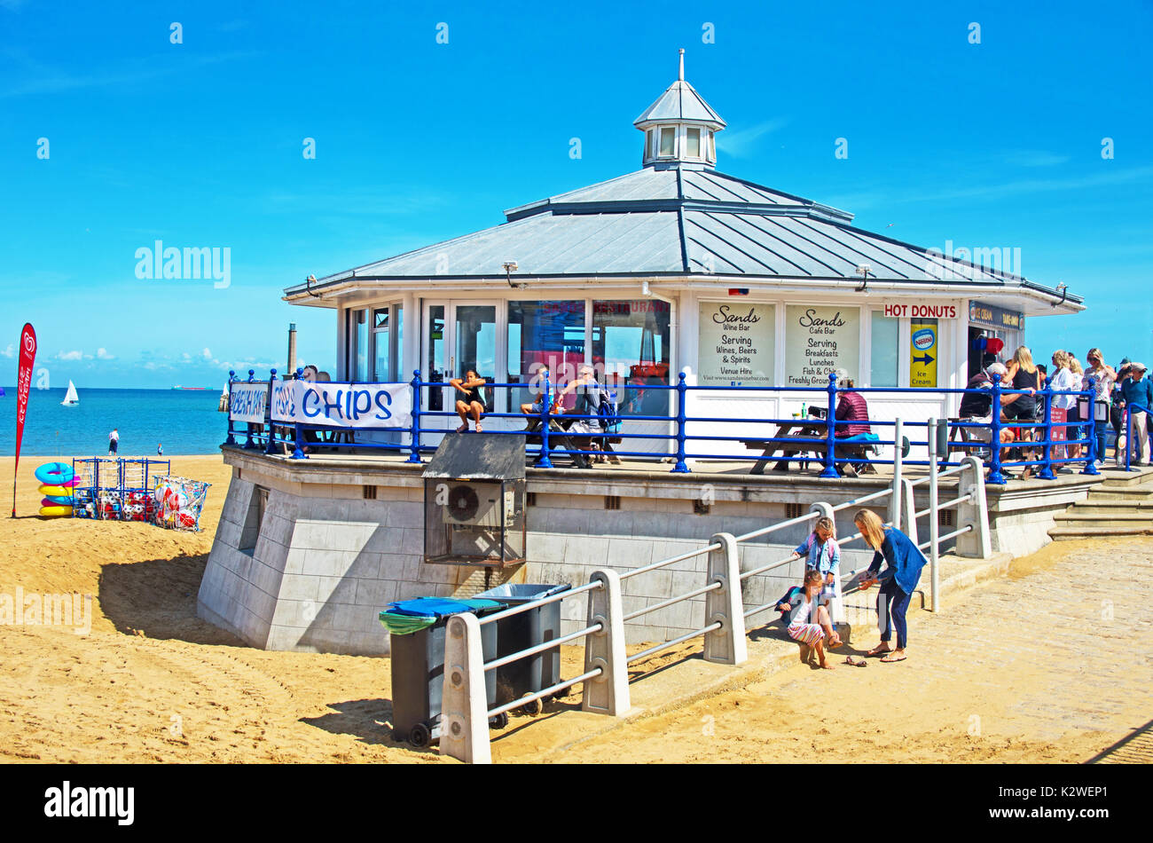 Margate, Beach Cafe, Kent, England Stock Photo - Alamy