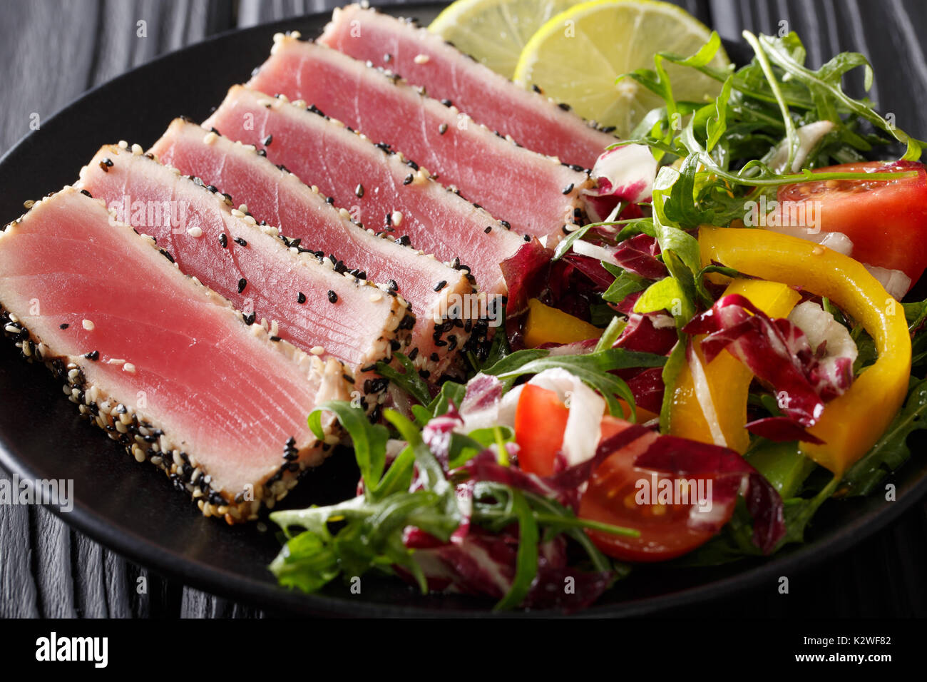 Sliced tuna fillet hi-res stock photography and images - Alamy