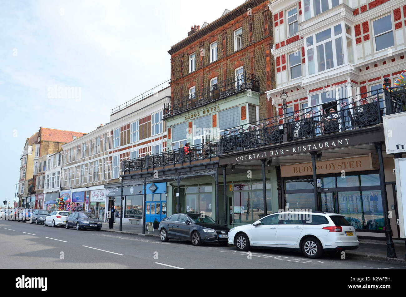 Buildings on the seafront in Margate, Kent Stock Photo - Alamy