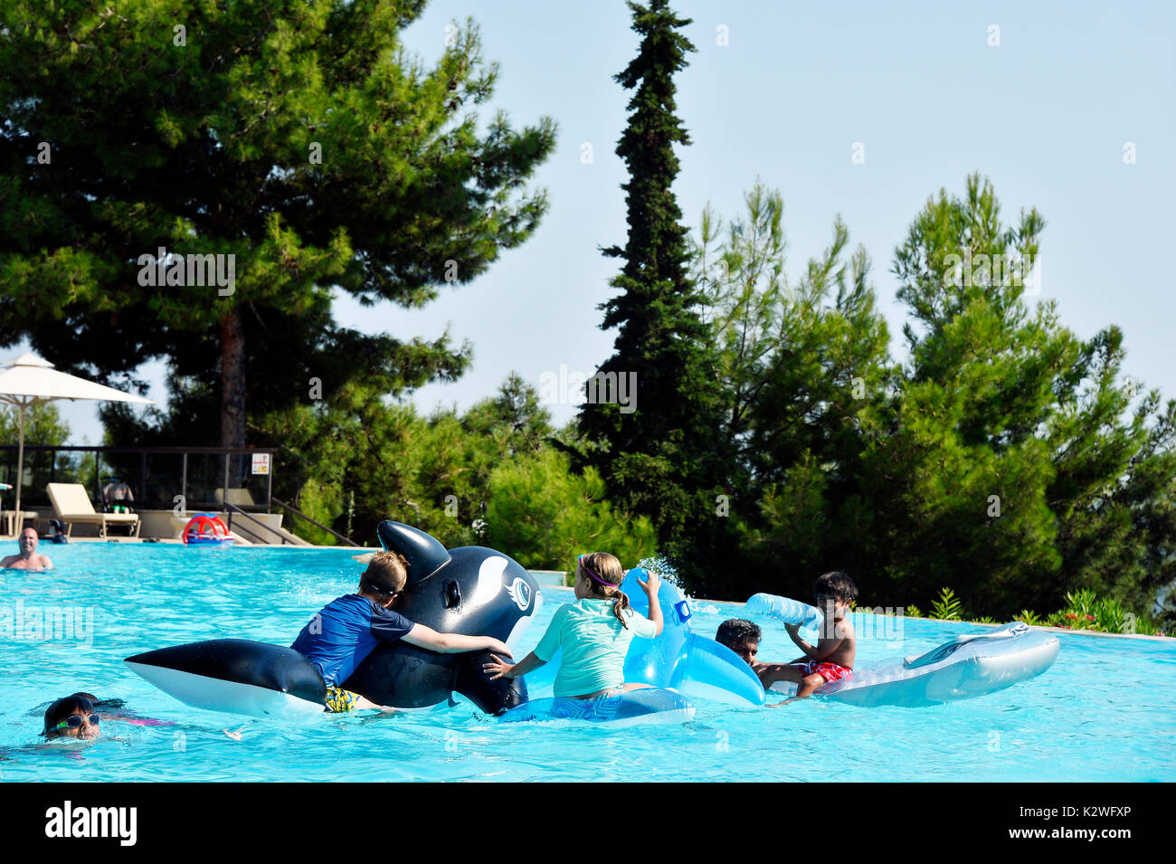 Coastline of Nea Moudania, Greece Stock Photo - Alamy
