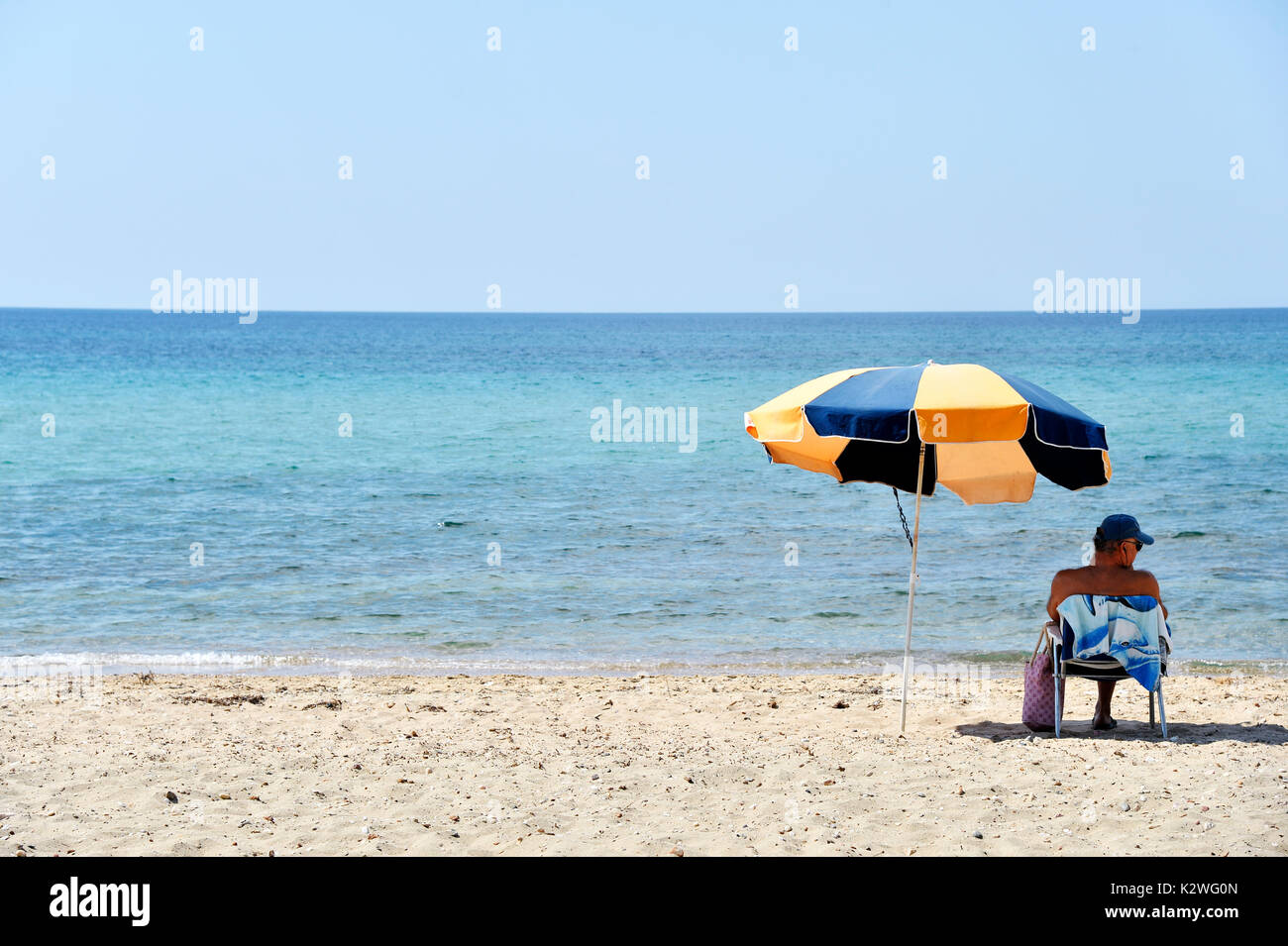 Coastline of Nea Moudania, Greece Stock Photo - Alamy