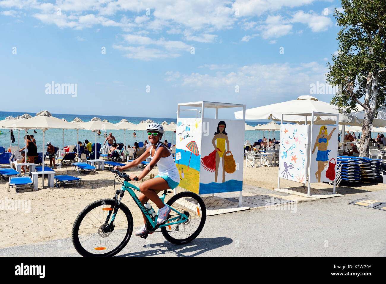 Coastline of Nea Moudania, Greece Stock Photo - Alamy