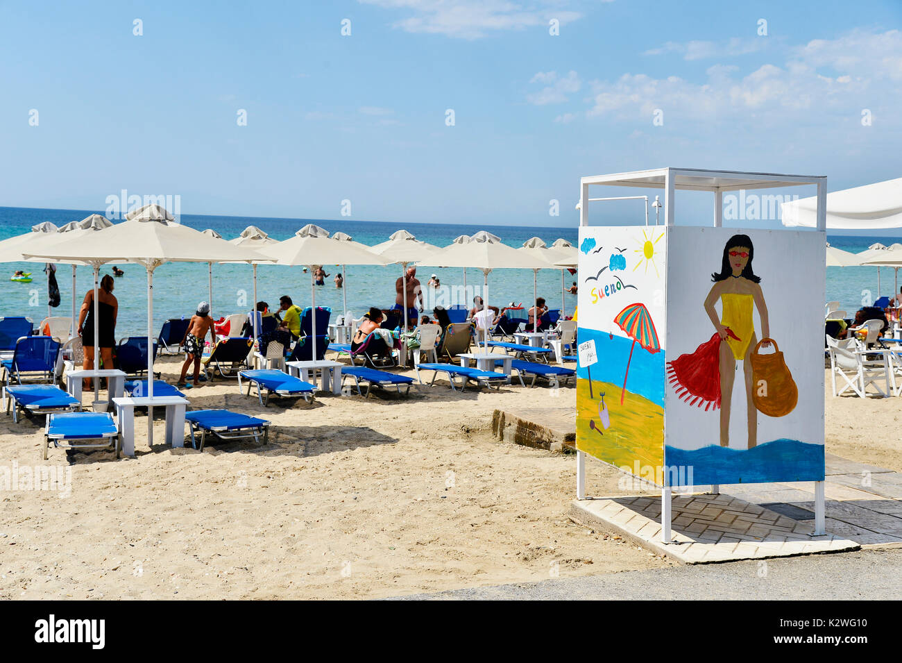 Coastline of Nea Moudania, Greece Stock Photo - Alamy