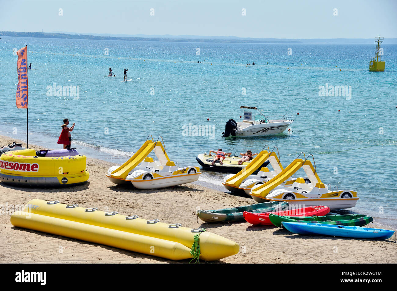 Coastline of Nea Moudania, Greece Stock Photo - Alamy