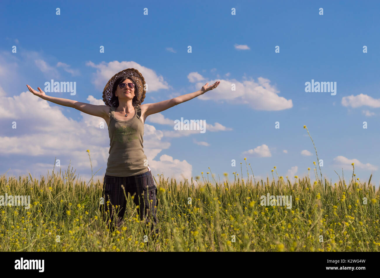 Hands Wide Open High Resolution Stock Photography and Images - Alamy
