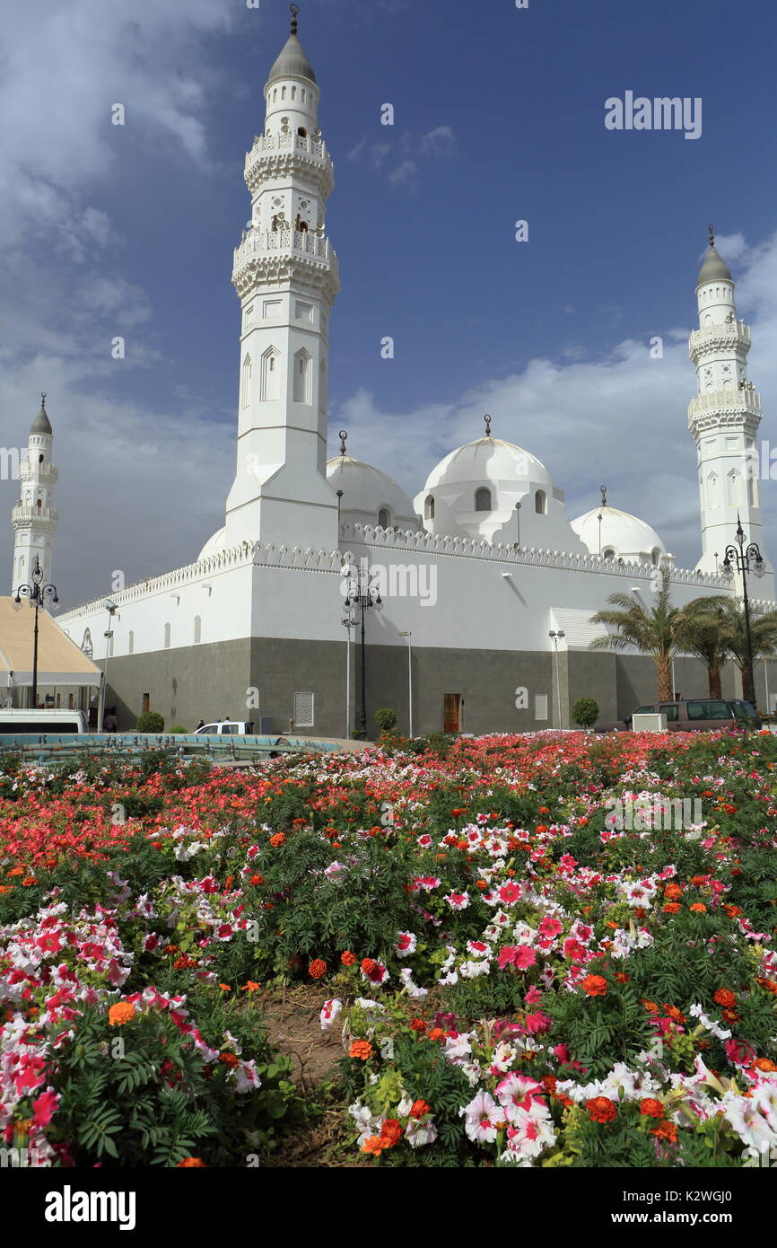Masjid Quba is the first mosque in Islam, built in 622 CE. Located in Madinah, Saudi Arabia, it ...