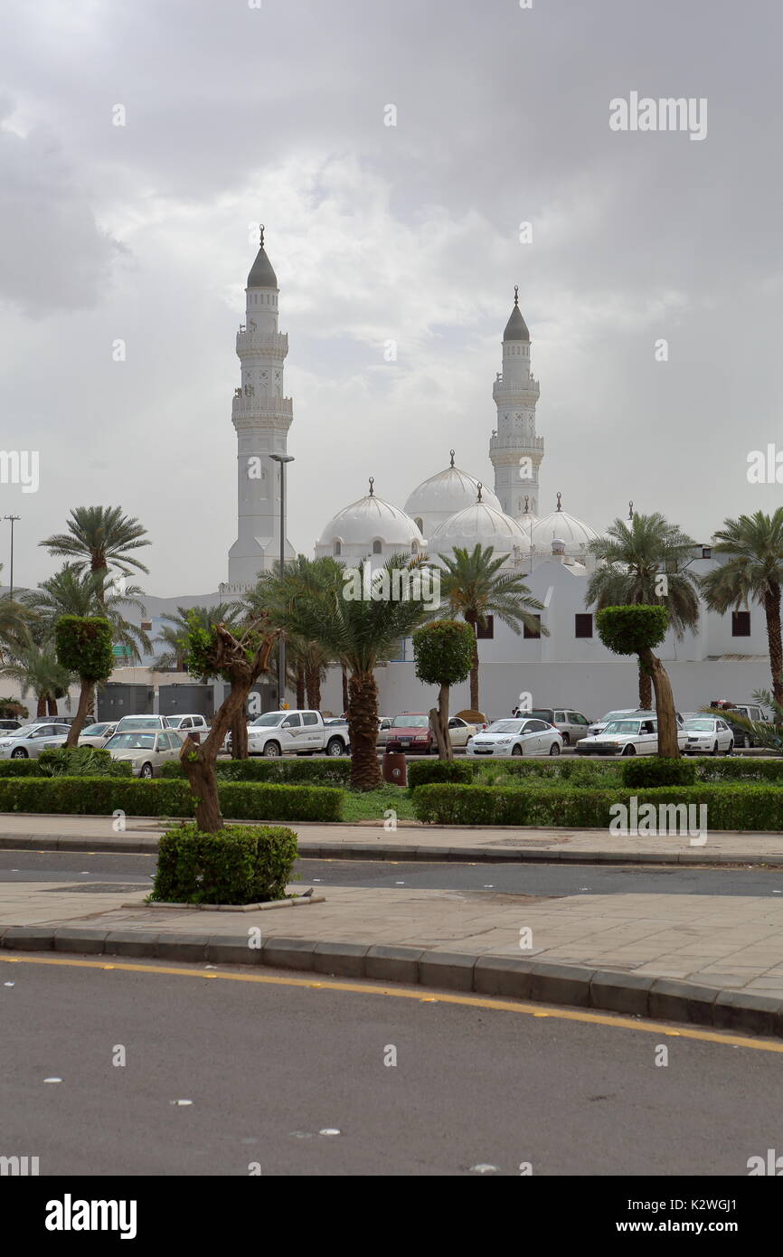 Masjid Quba is the first mosque in Islam, built in 622 CE. Located in ...