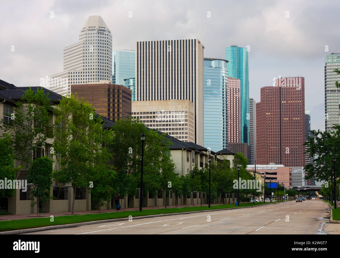 Downtown Houston Texas Stock Photo - Alamy