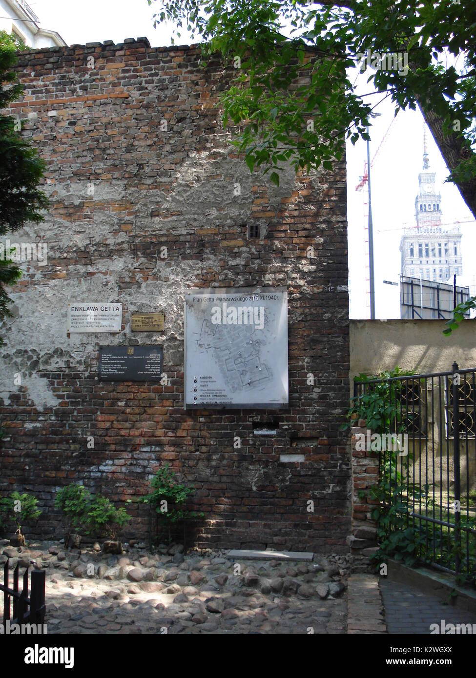 Warsaw ghetto wall hi-res stock photography and images - Alamy