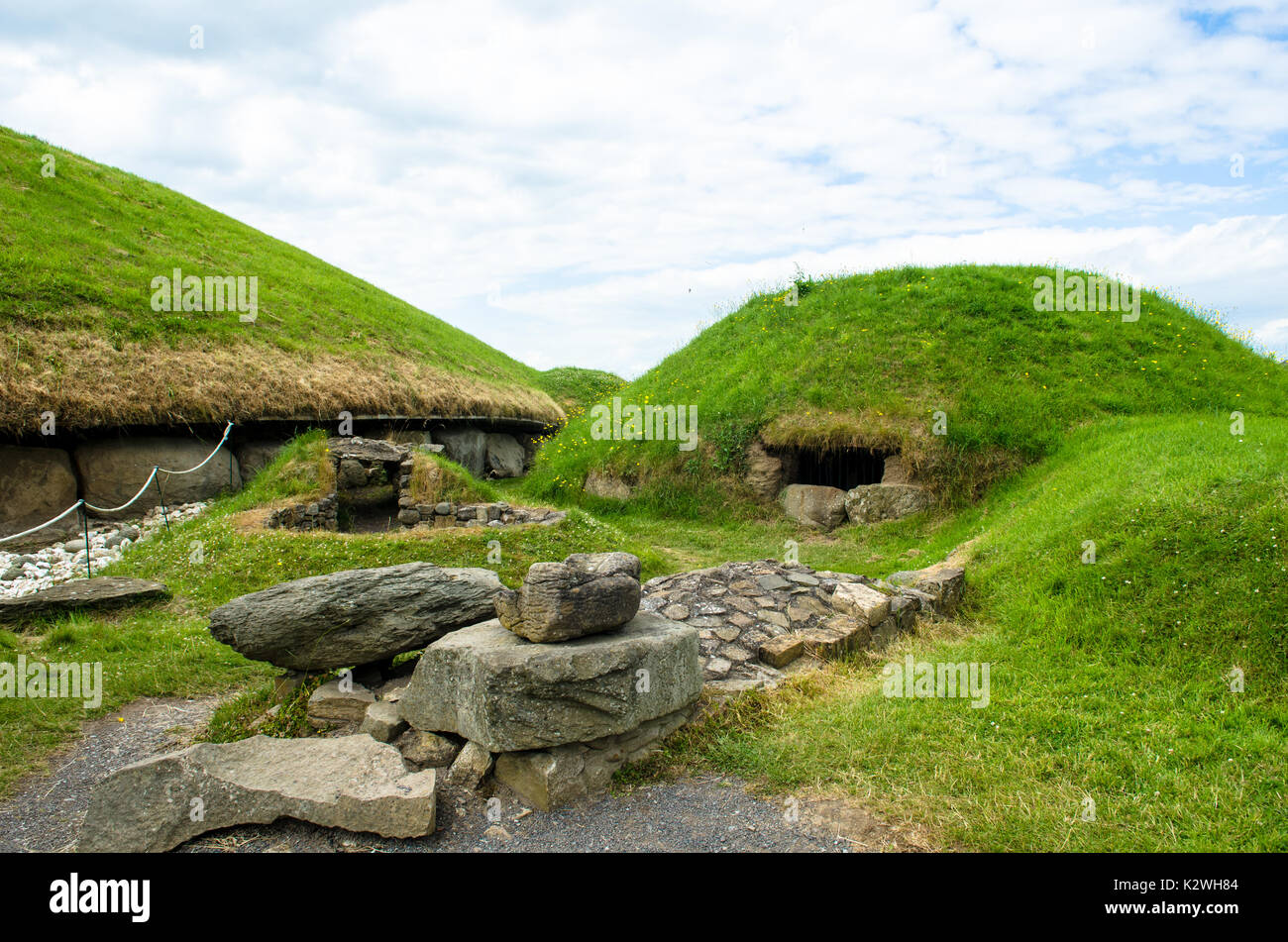 Stone megalithic art newgrange hi-res stock photography and images - Alamy