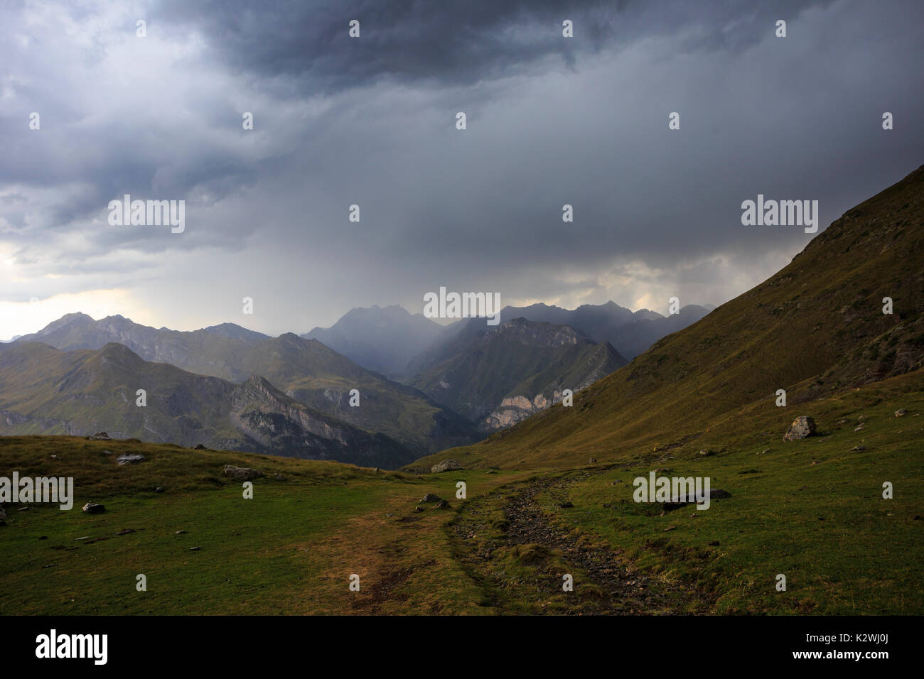 Landscape from the Pyrenees Stock Photo - Alamy