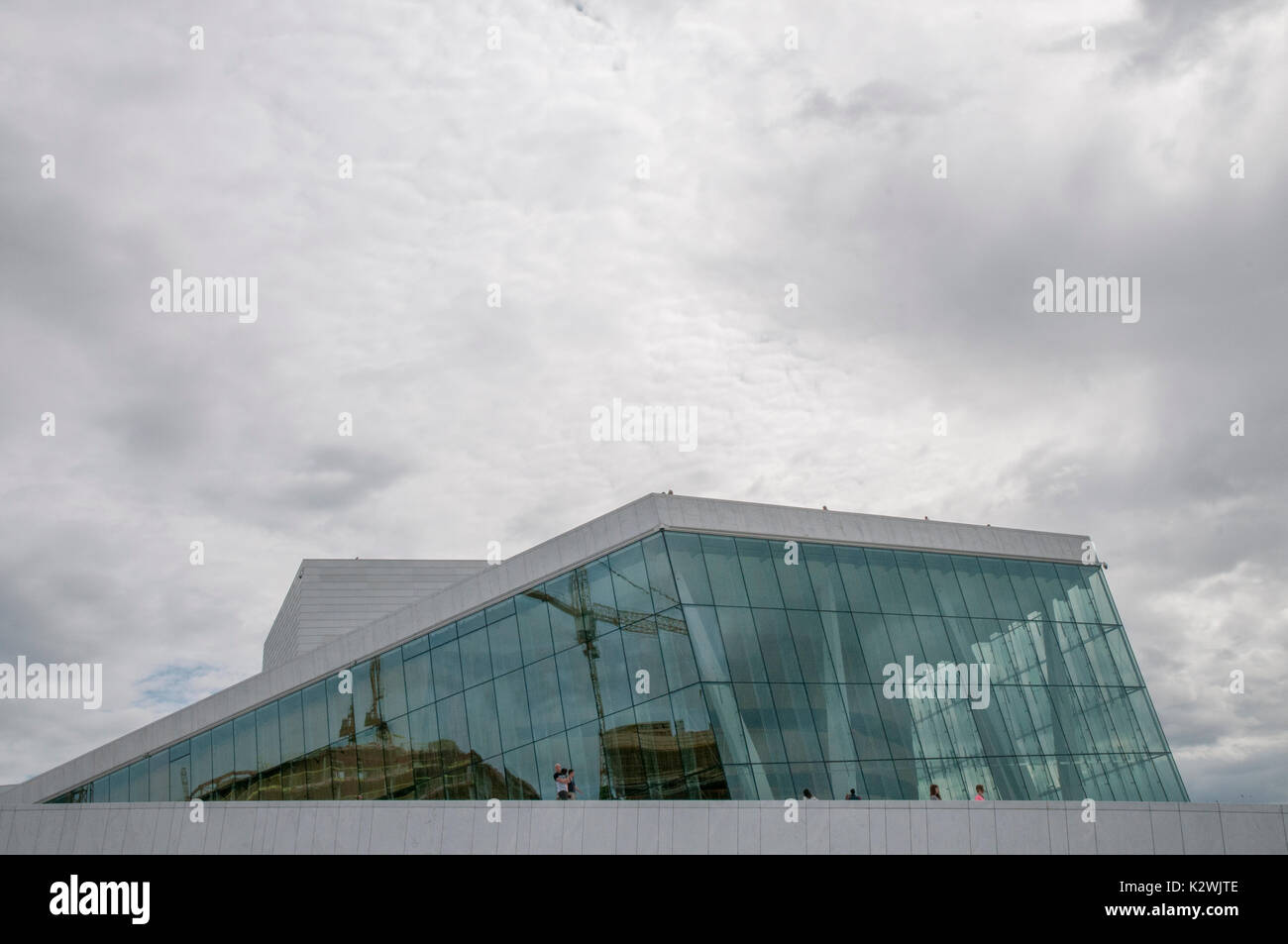 Exterior of Oslo Opera House, home of The Norwegian National Opera and ...