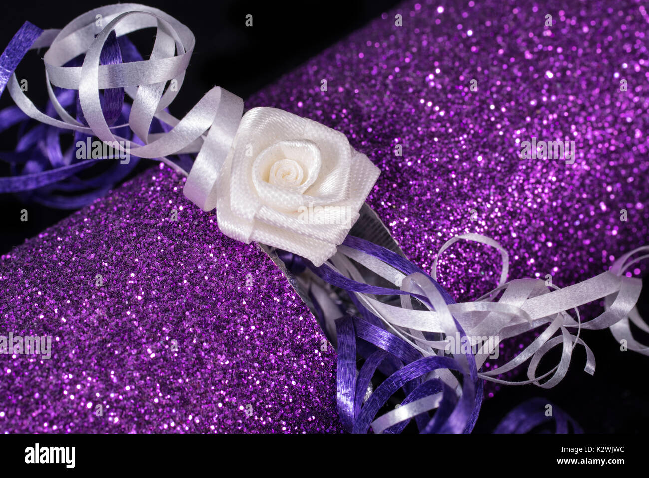 Close-up of a flower on a traditional Cracker or Bon Bon Stock Photo ...