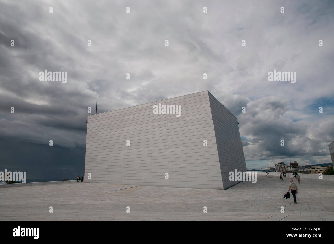Exterior of Oslo Opera House, home of The Norwegian National Opera and ...