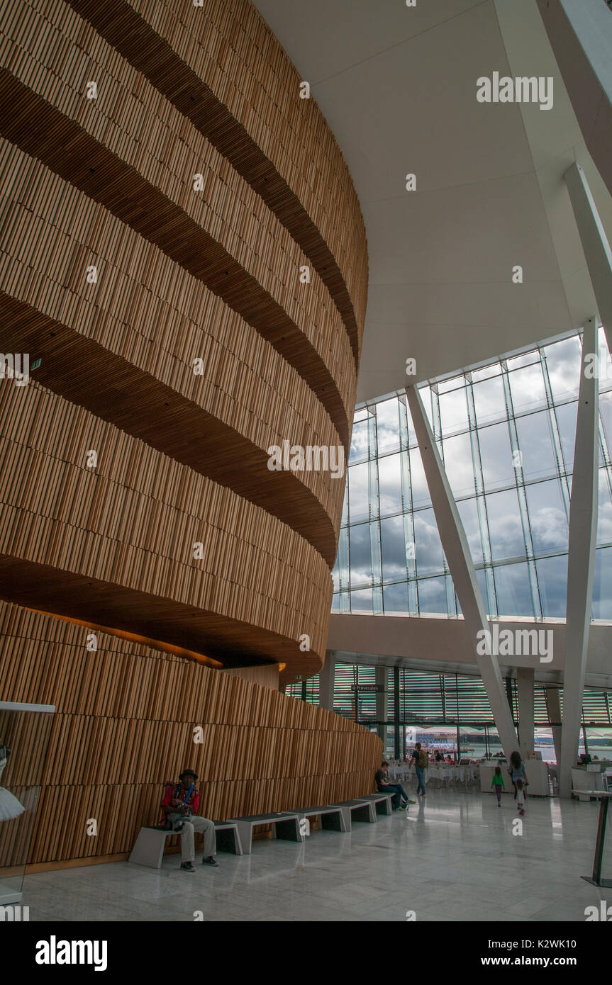 Oslo opera house interior hi-res stock photography and images - Alamy