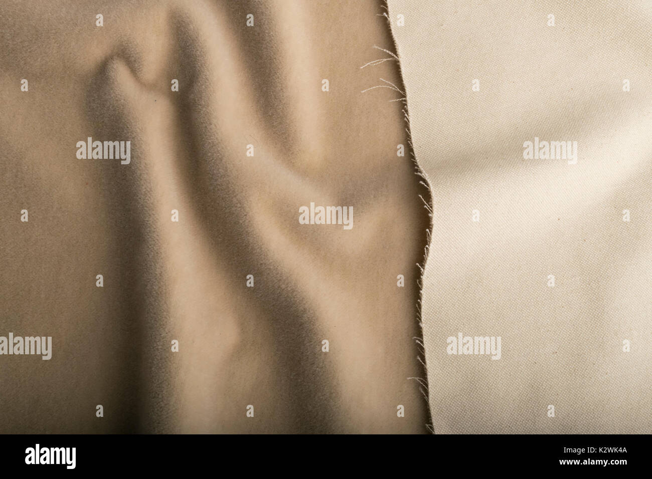 Velour beige fabric textile background. with velvet effect Stock Photo ...