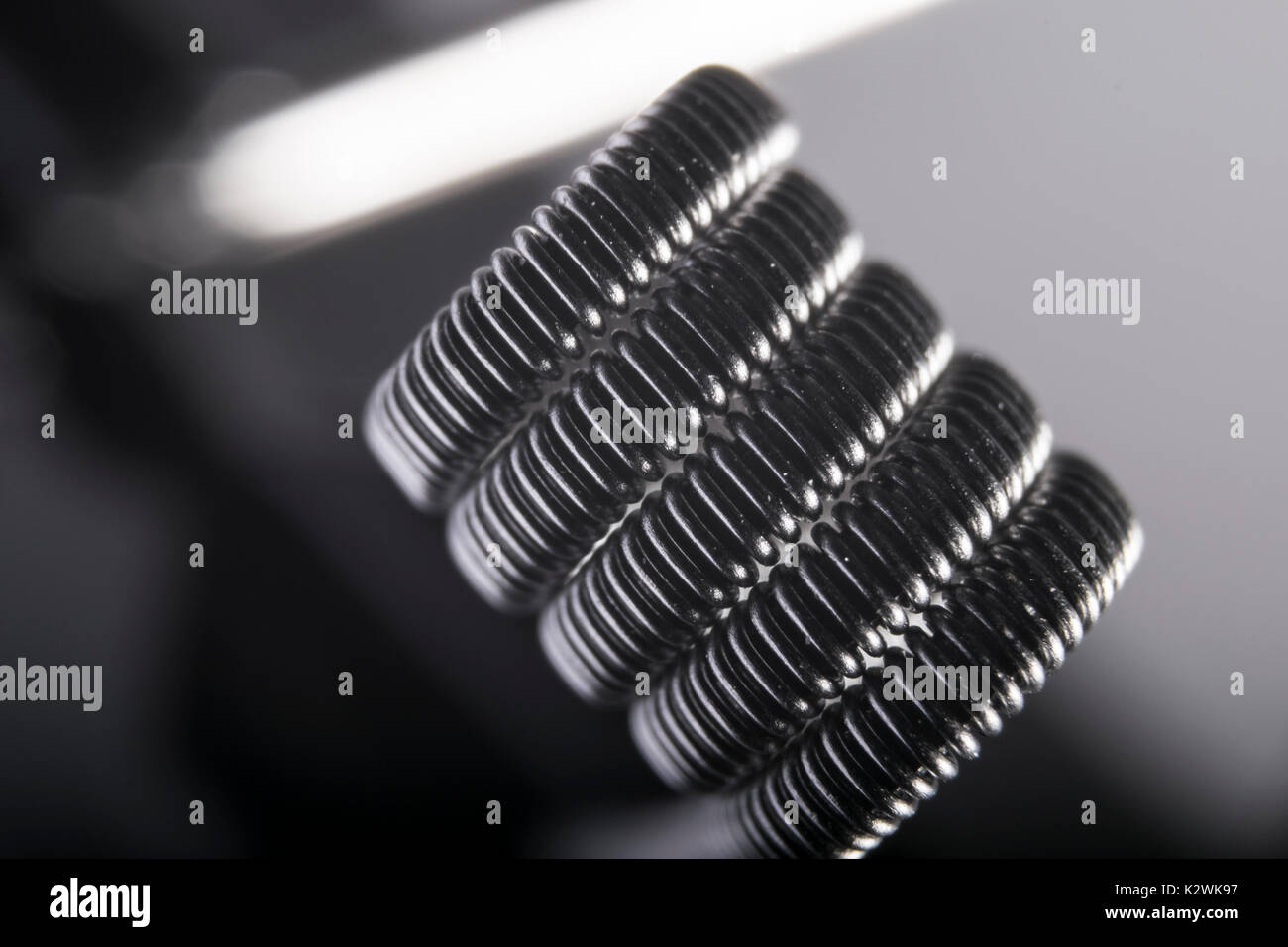 Alien Clapton coils example for vaping with electronic cigarette, e cig ...