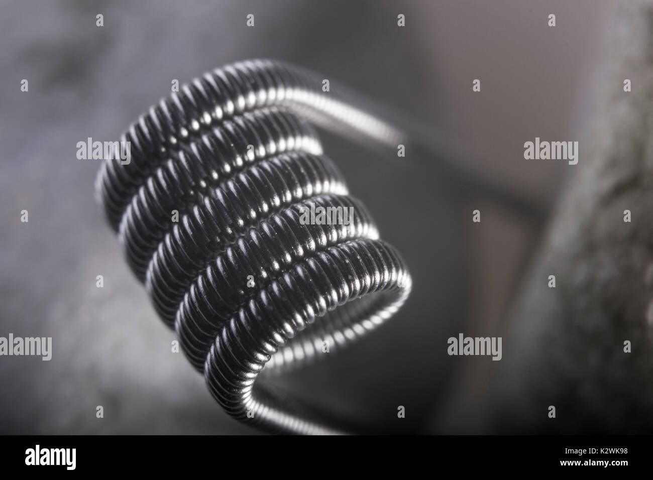 Alien Clapton coils example for vaping with electronic cigarette, e cig ...