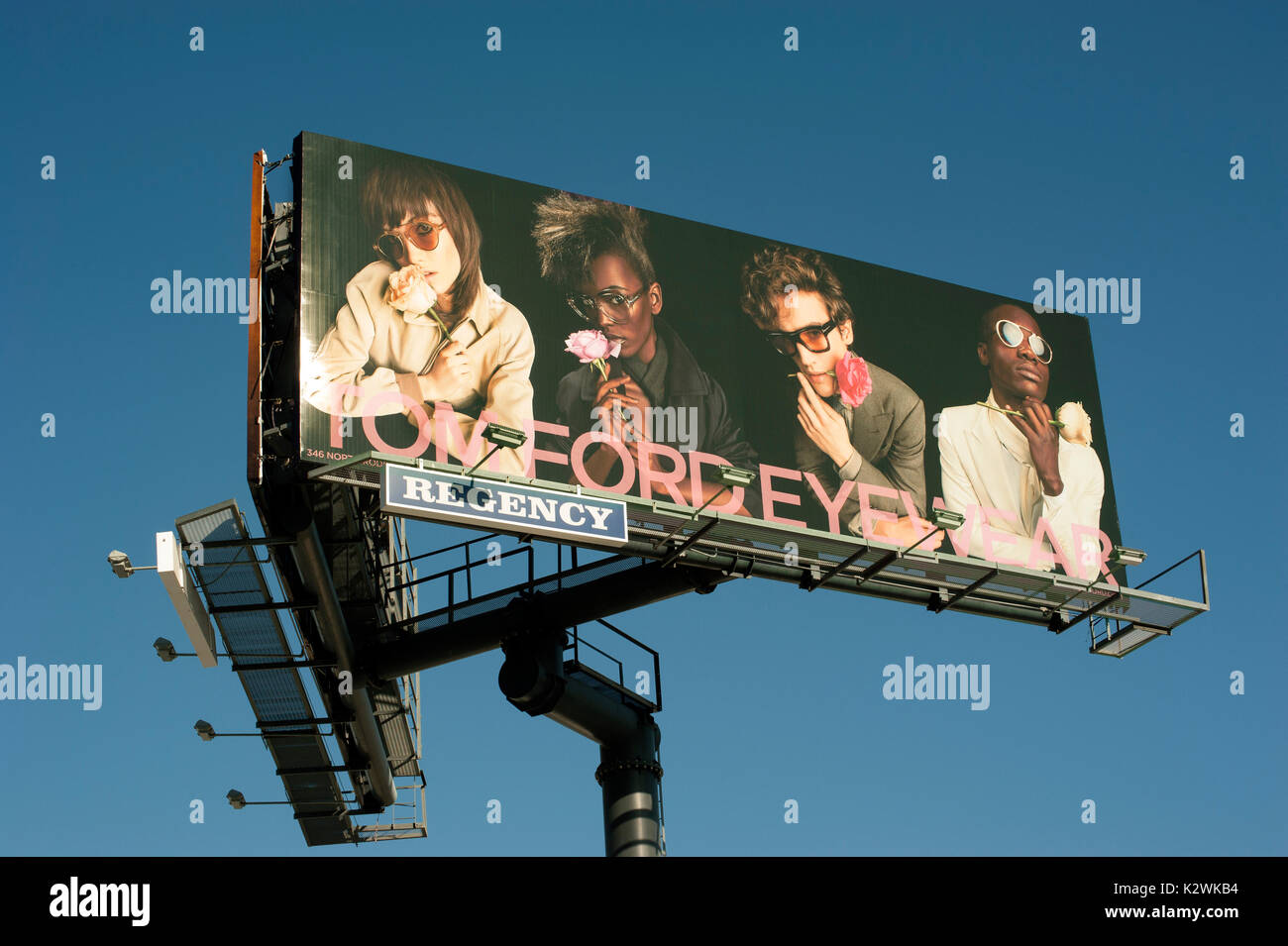 Tom Ford fashion billboard above the Sunset Strip in Los Angeles, CA ...