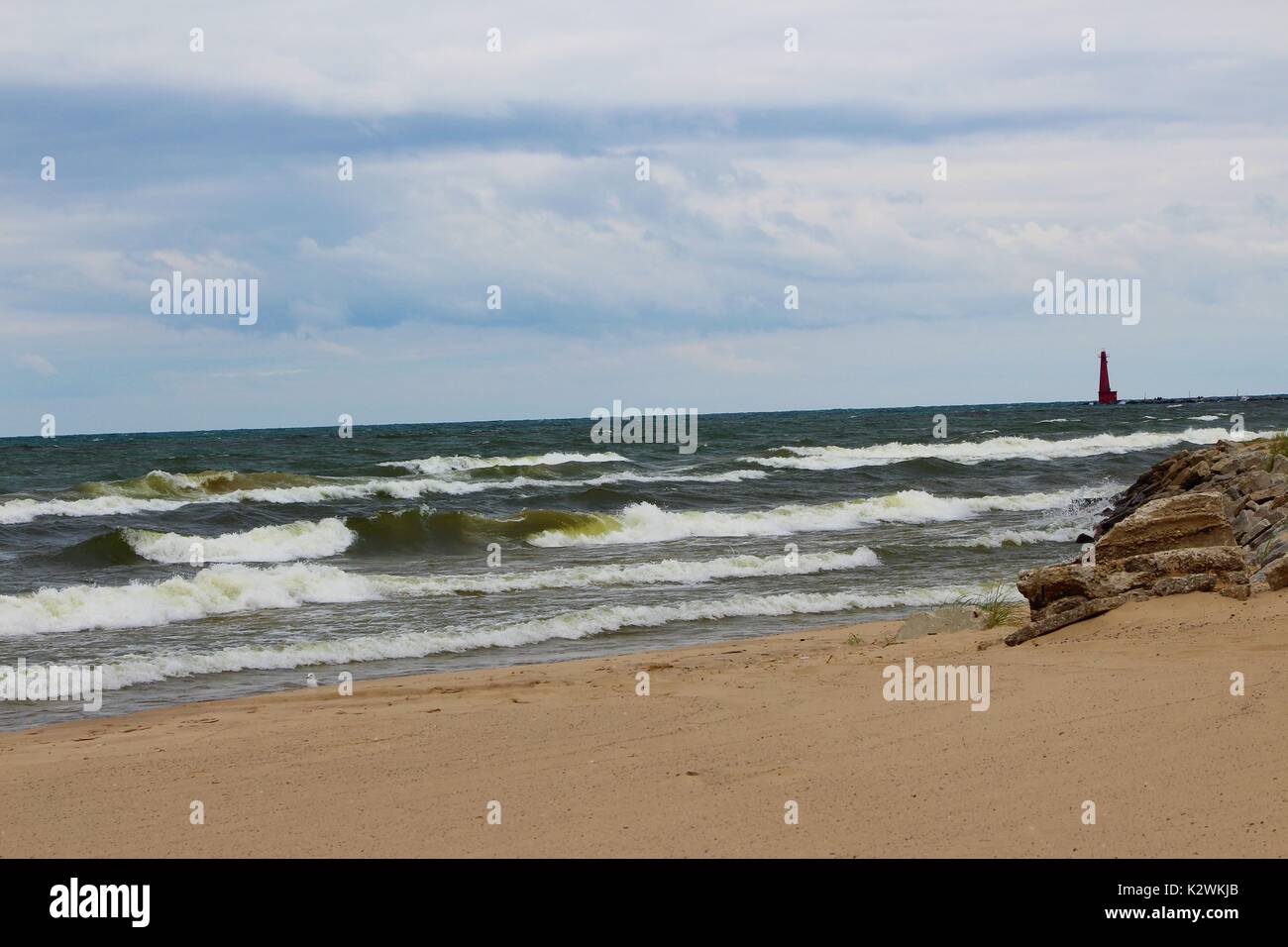 Scenic Beach shore line Stock Photo - Alamy