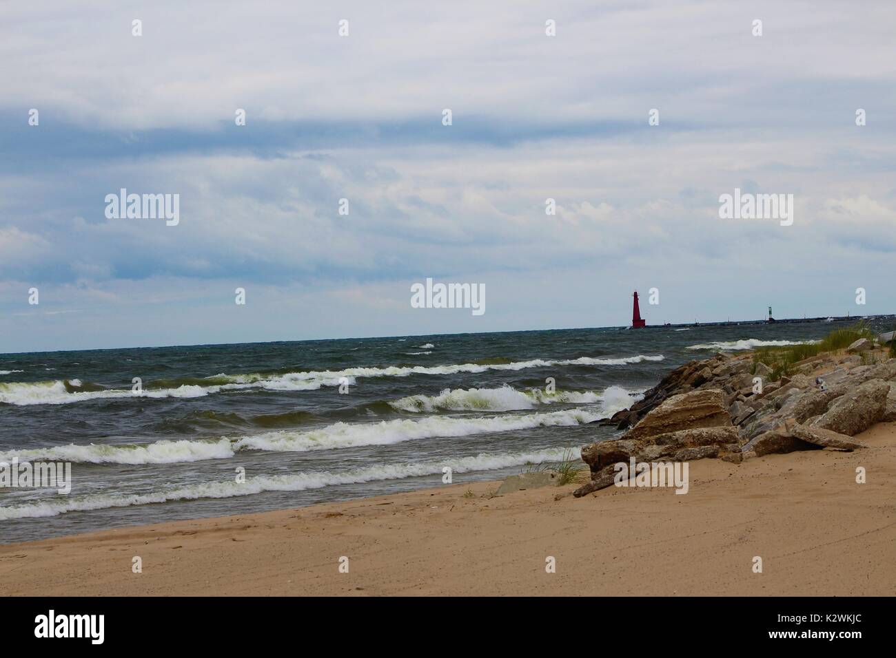 Scenic Beach shore line Stock Photo - Alamy