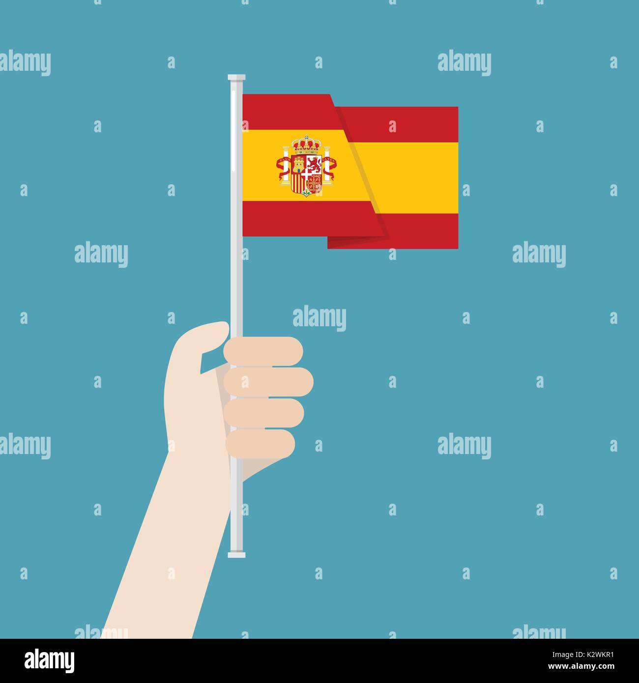 Spain national day october Stock Vector Images - Alamy