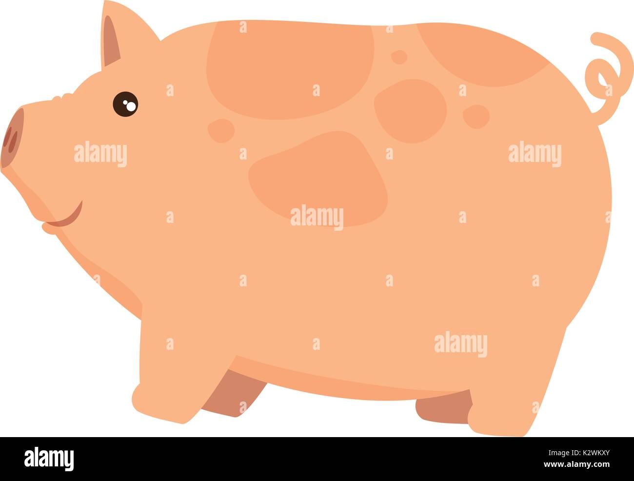 farm pig isolated icon Stock Vector Image & Art - Alamy