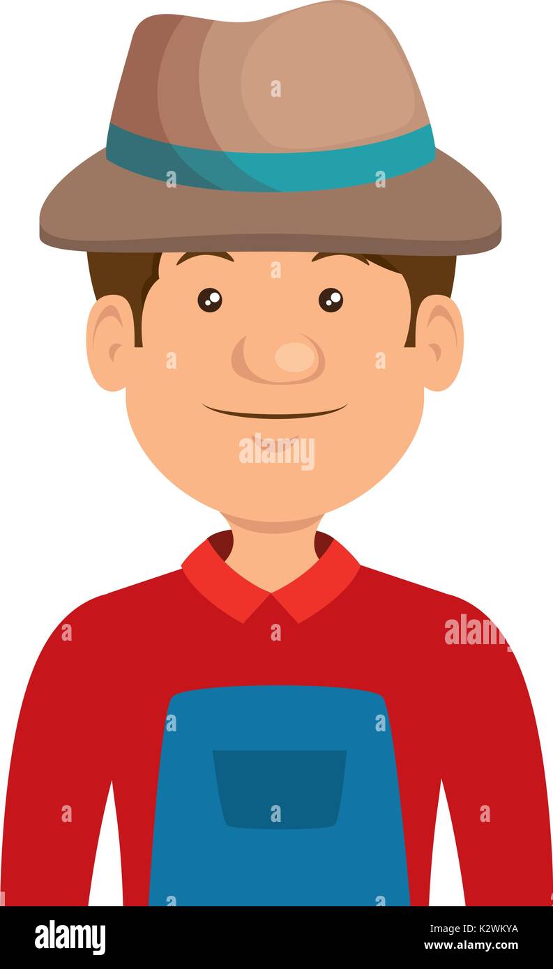 Farmer avatar Stock Vector Images - Alamy