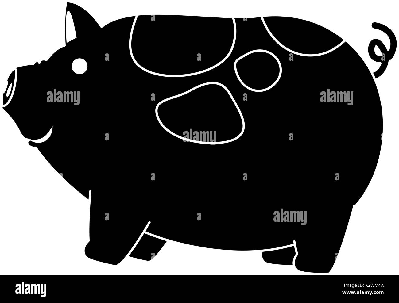 farm pig isolated icon Stock Vector Image & Art - Alamy