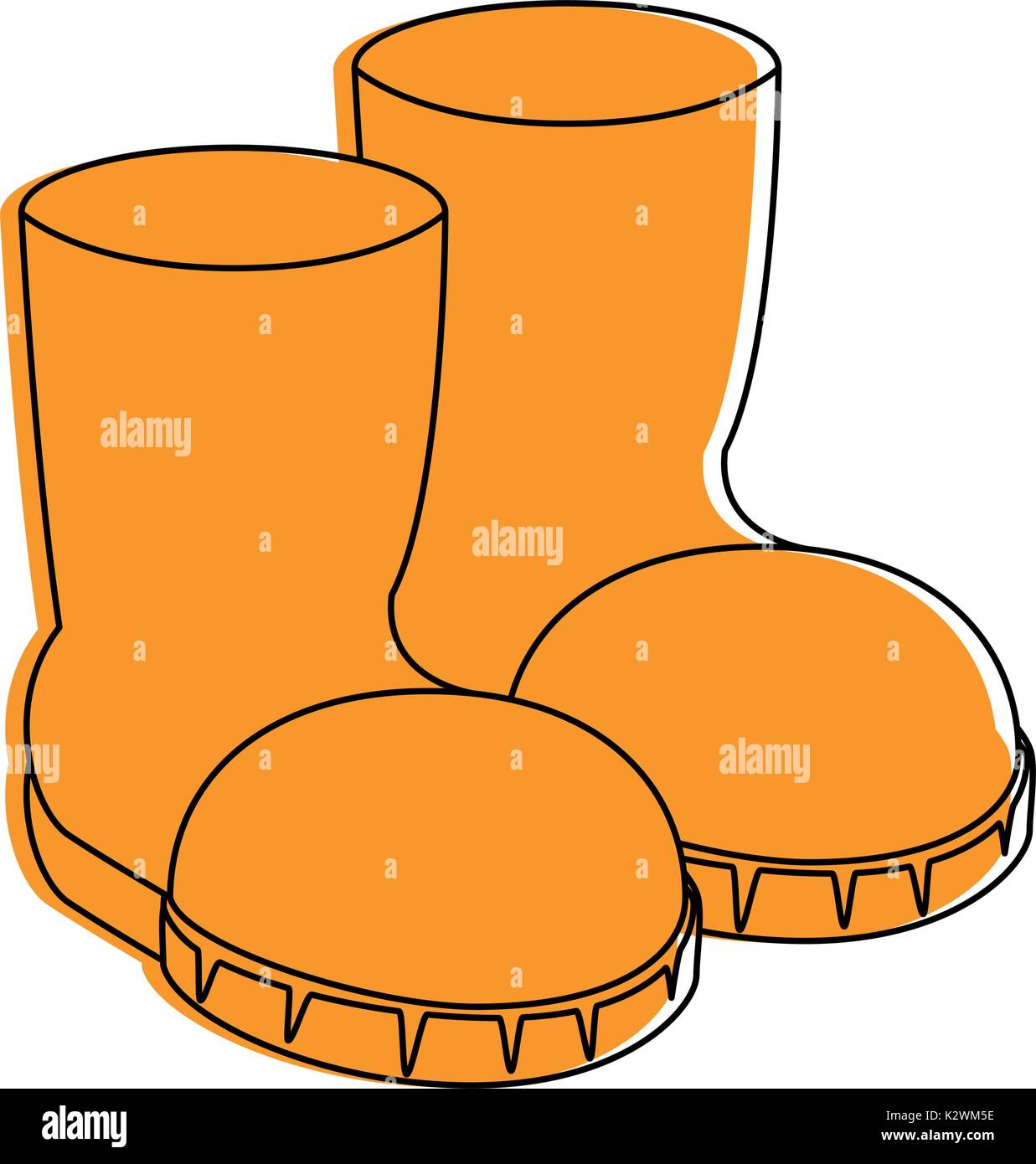 Wellies wellington boots Stock Vector Images - Alamy