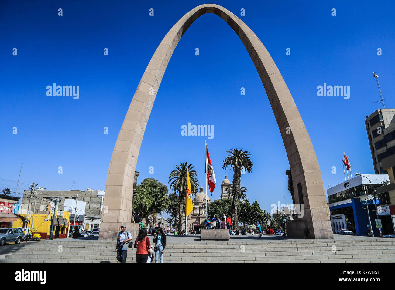 Tacna flag hi-res stock photography and images - Alamy