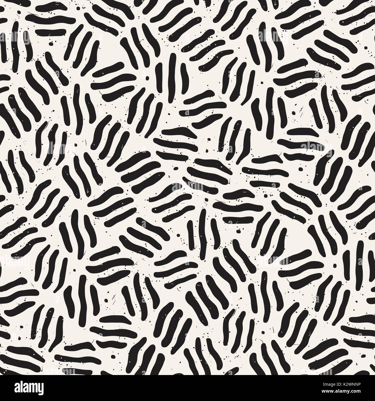 Seamless freehand pattern. Vector abstract rough lines background. Hand ... Seamless freehand pattern. Vector abstract rough lines background. Hand ...