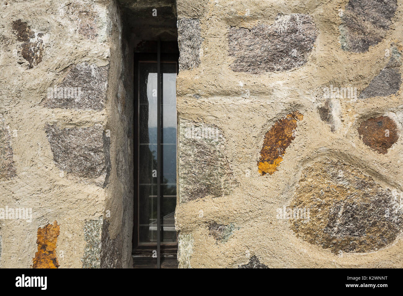 Closeup windows and rocks Stock Photo - Alamy