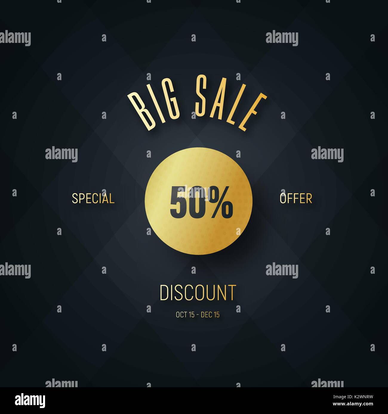 Vector square banner design for big sale and discounts. Template with a ...