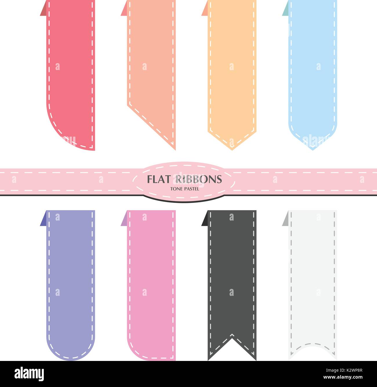 Ribbon pastel for your design , more style Stock Vector Image & Art - Alamy