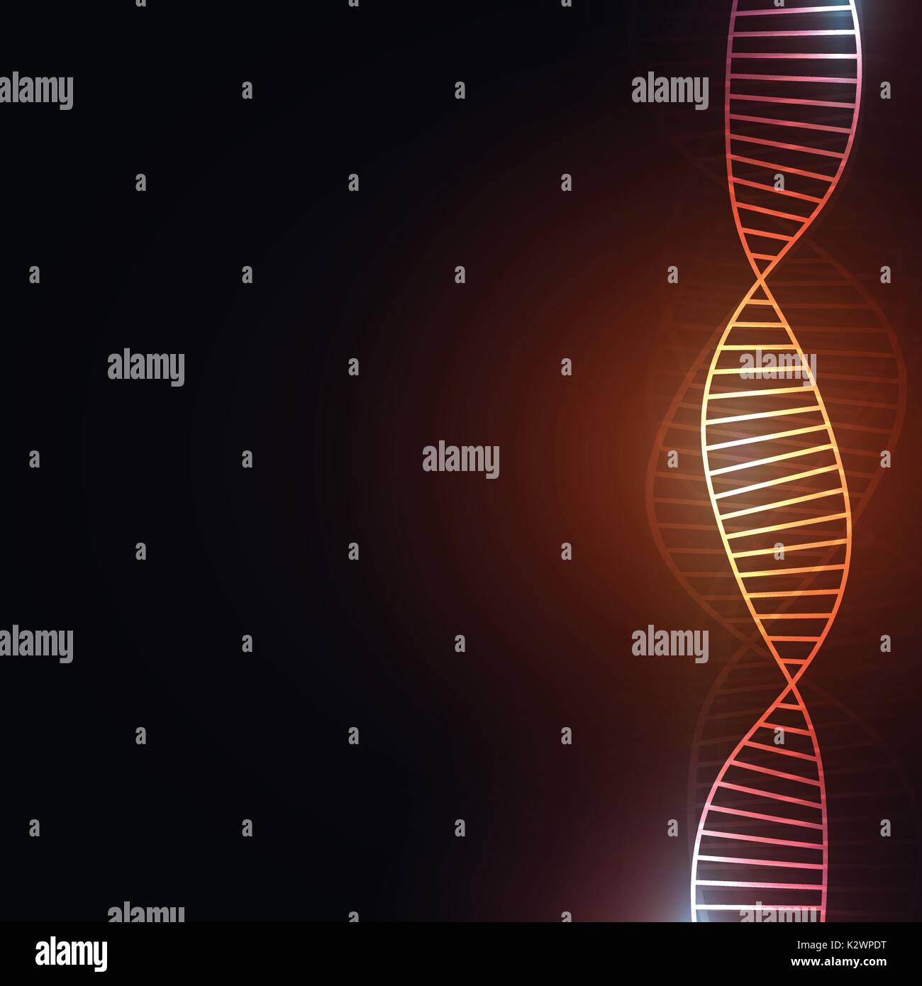 DNA Abstract background with copy space for text , futuristic creative ...
