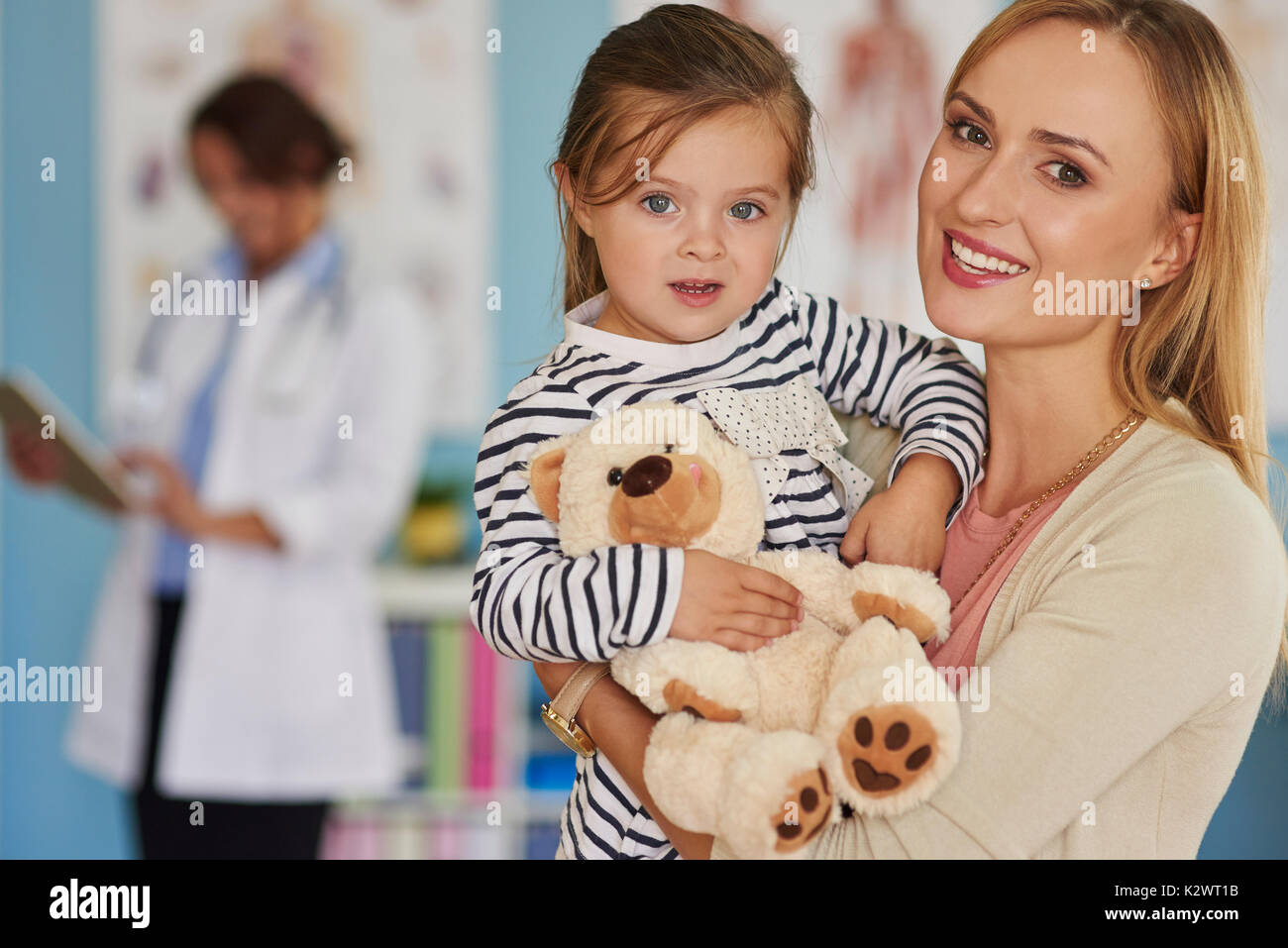 Doctor patient hugging in hospital hi-res stock photography and images ...