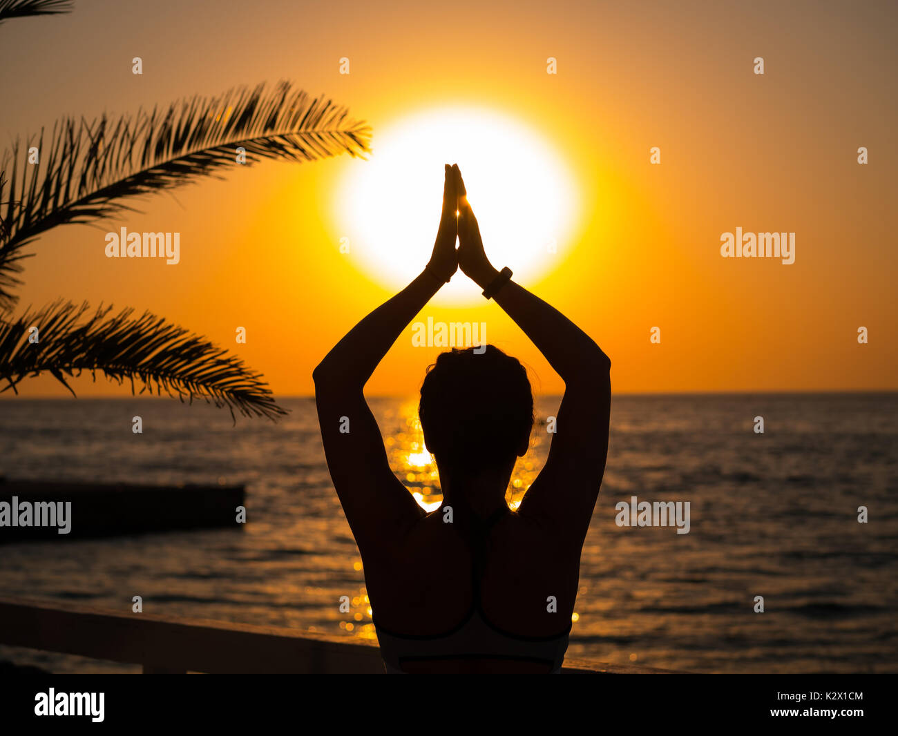Indian woman in namaskar pose hi-res stock photography and images - Alamy