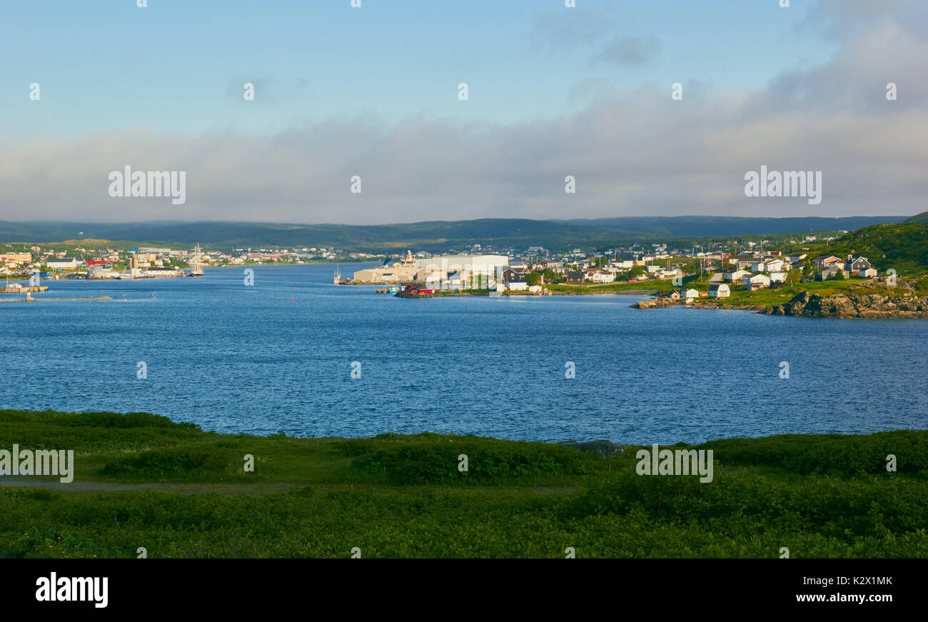 Panorama of St Anthony, Great Northern Peninsula, Newfoundland, Canada ...