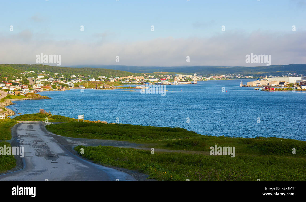 Panorama of St Anthony, Great Northern Peninsula, Newfoundland, Canada ...
