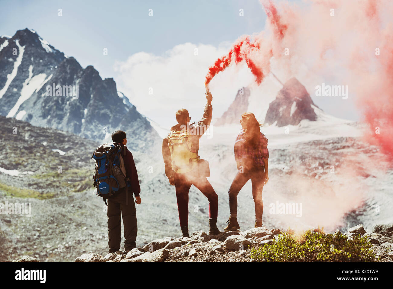 Group of three friends hi-res stock photography and images - Alamy