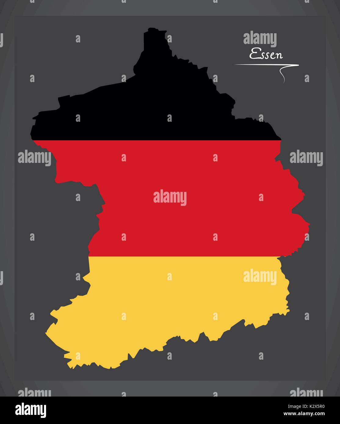 Flag of essen Stock Vector Images - Alamy