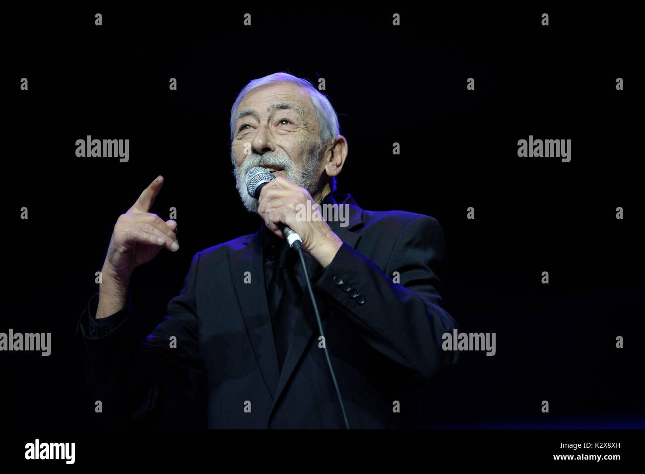 March 8, 2016. Kiev, Ukraine. Famous Georgian singer and actor Vahtang ...