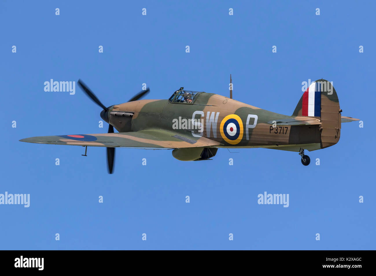 Hawker Hurricane - classic RAF Battle of britain fighter Stock Photo ...