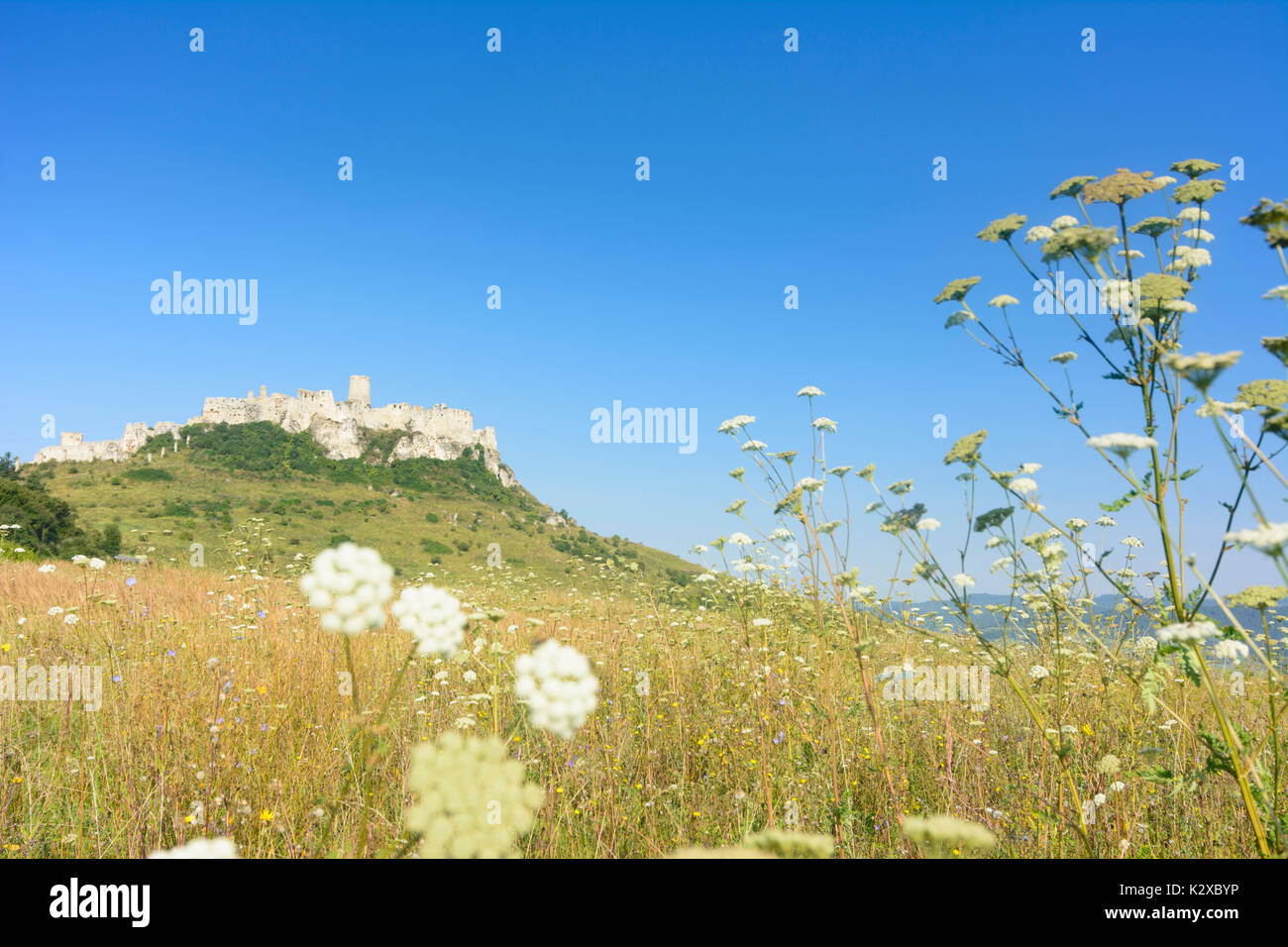 Spis Castle (Zipser Burg, Spišský hrad), Spisske Podhradie (Kirchdrauf ...