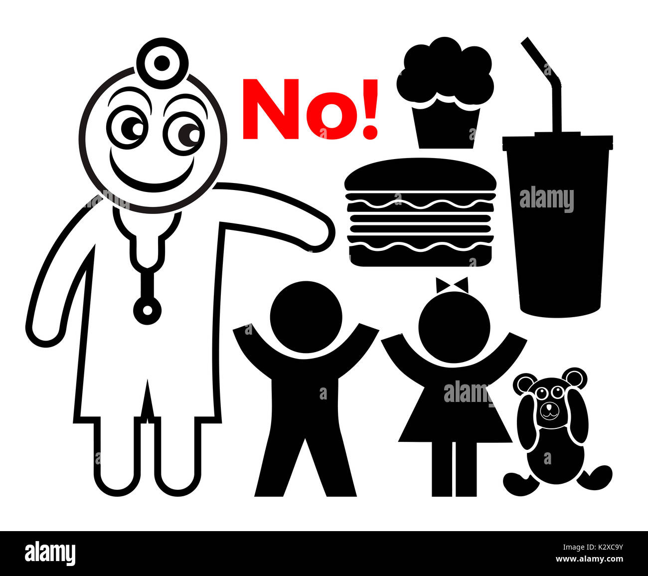 Kids get the food advice from the pediatrician to change their eating ...