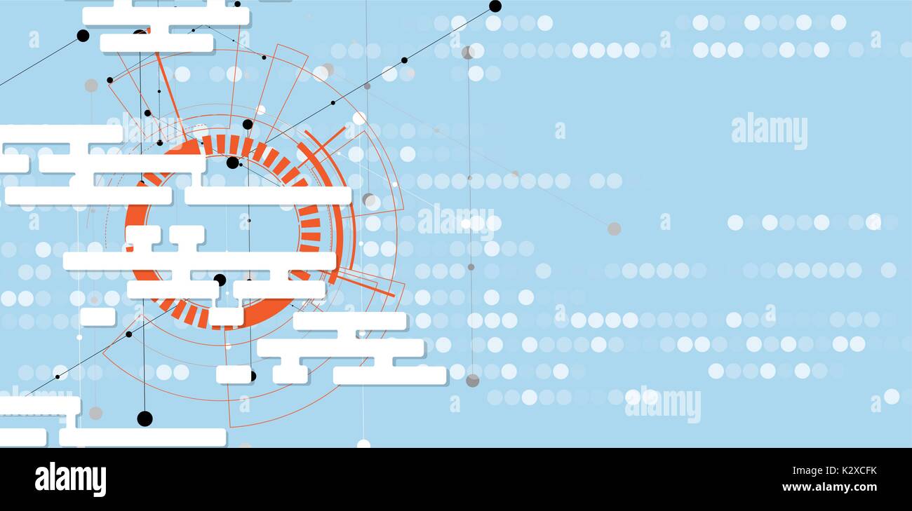 Modern cloud technology. Integrated digital web concept background ...