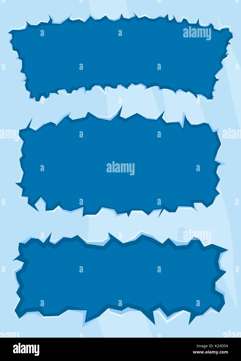 Set blue oval frames Stock Vector Images - Alamy