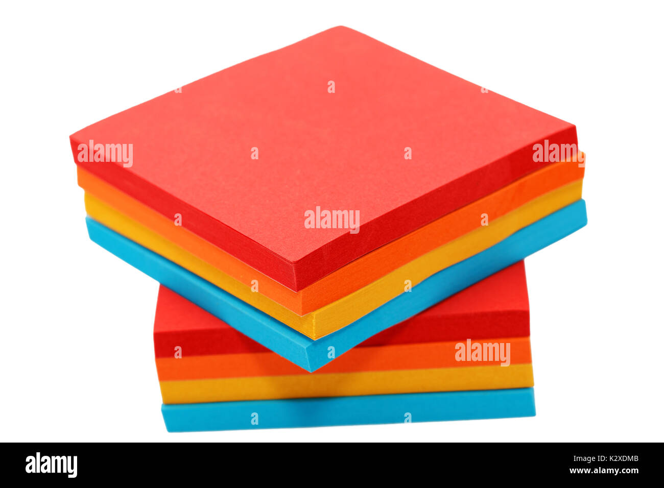 Pile of stickers isolated on a white background Stock Photo - Alamy